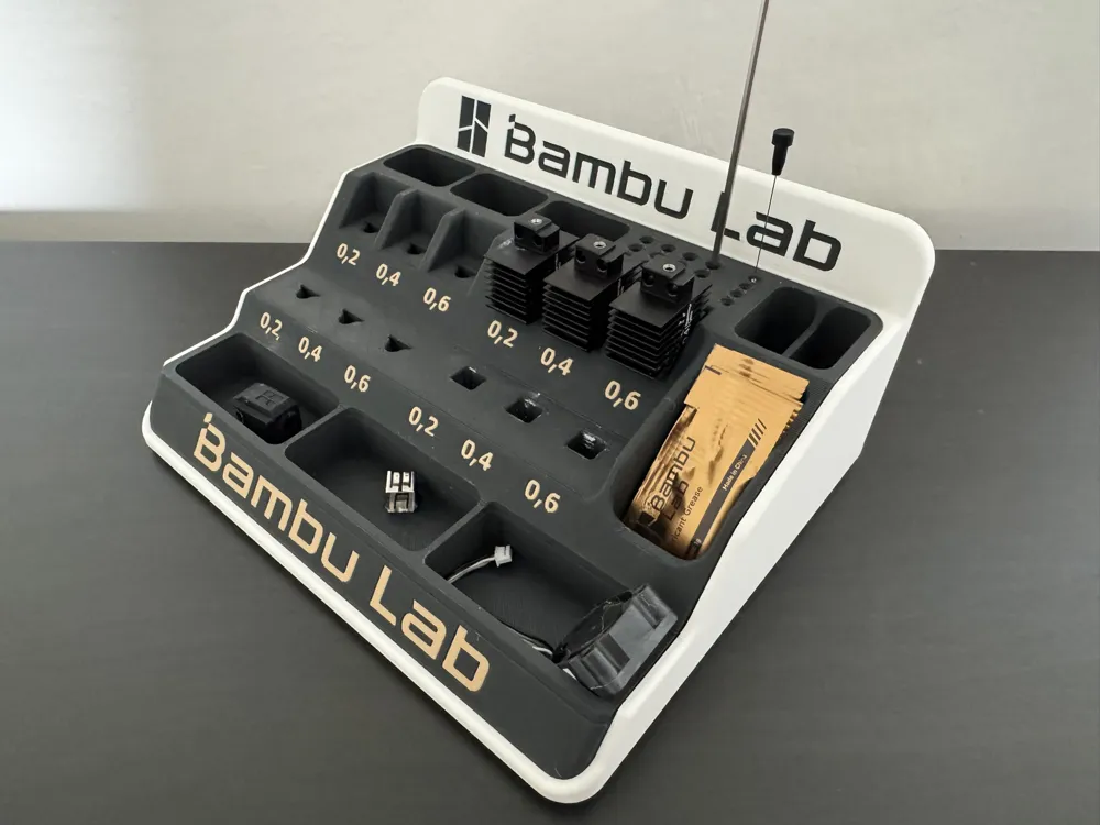 Bambulab Spare parts holder by burmMakerWorld: Download Free 3D Models