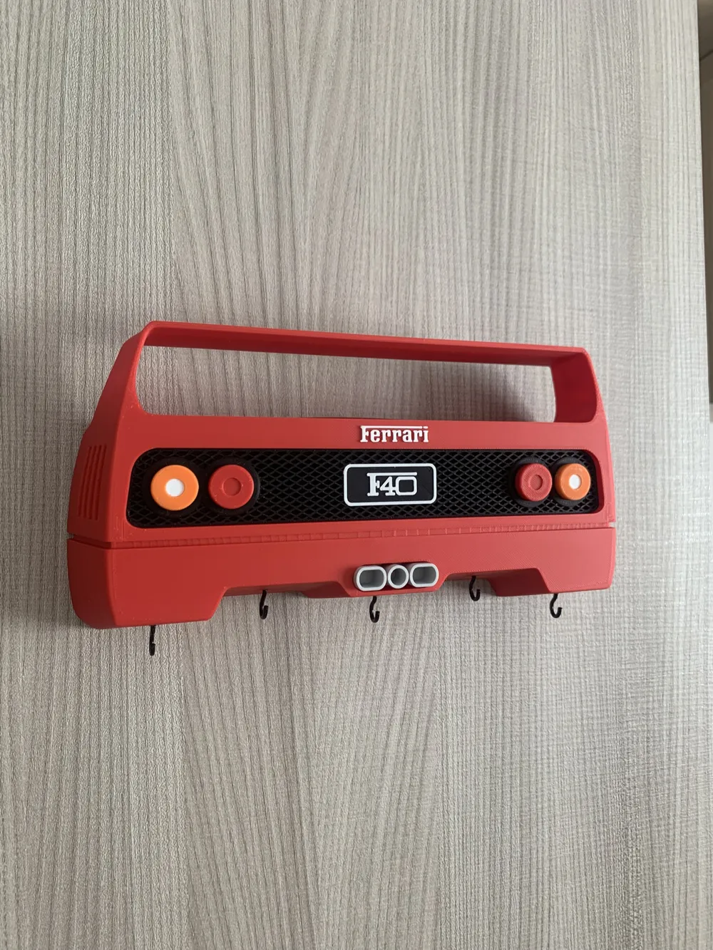 Ferrari F40 Key Holder by josteb MakerWorld: Download Free 3D Models