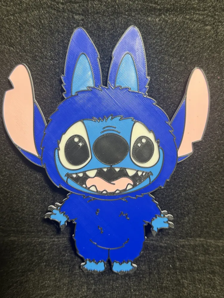 Stitch x Labubu by JDESIGNZ MakerWorld: Download Free 3D Models