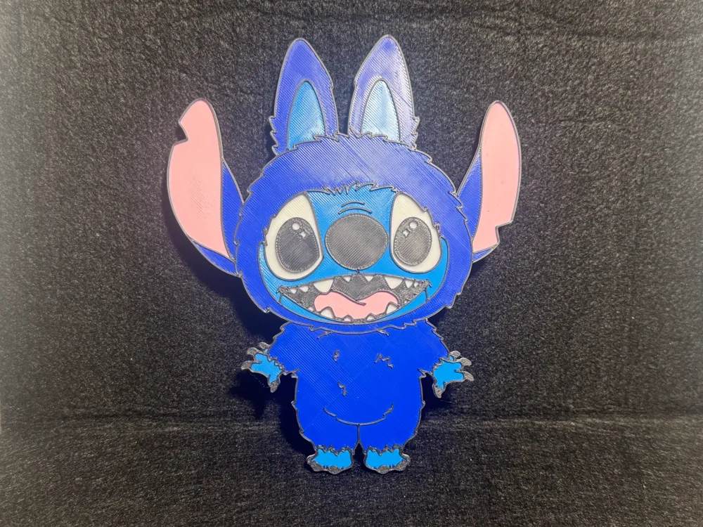 Stitch x Labubu by JDESIGNZ MakerWorld: Download Free 3D Models