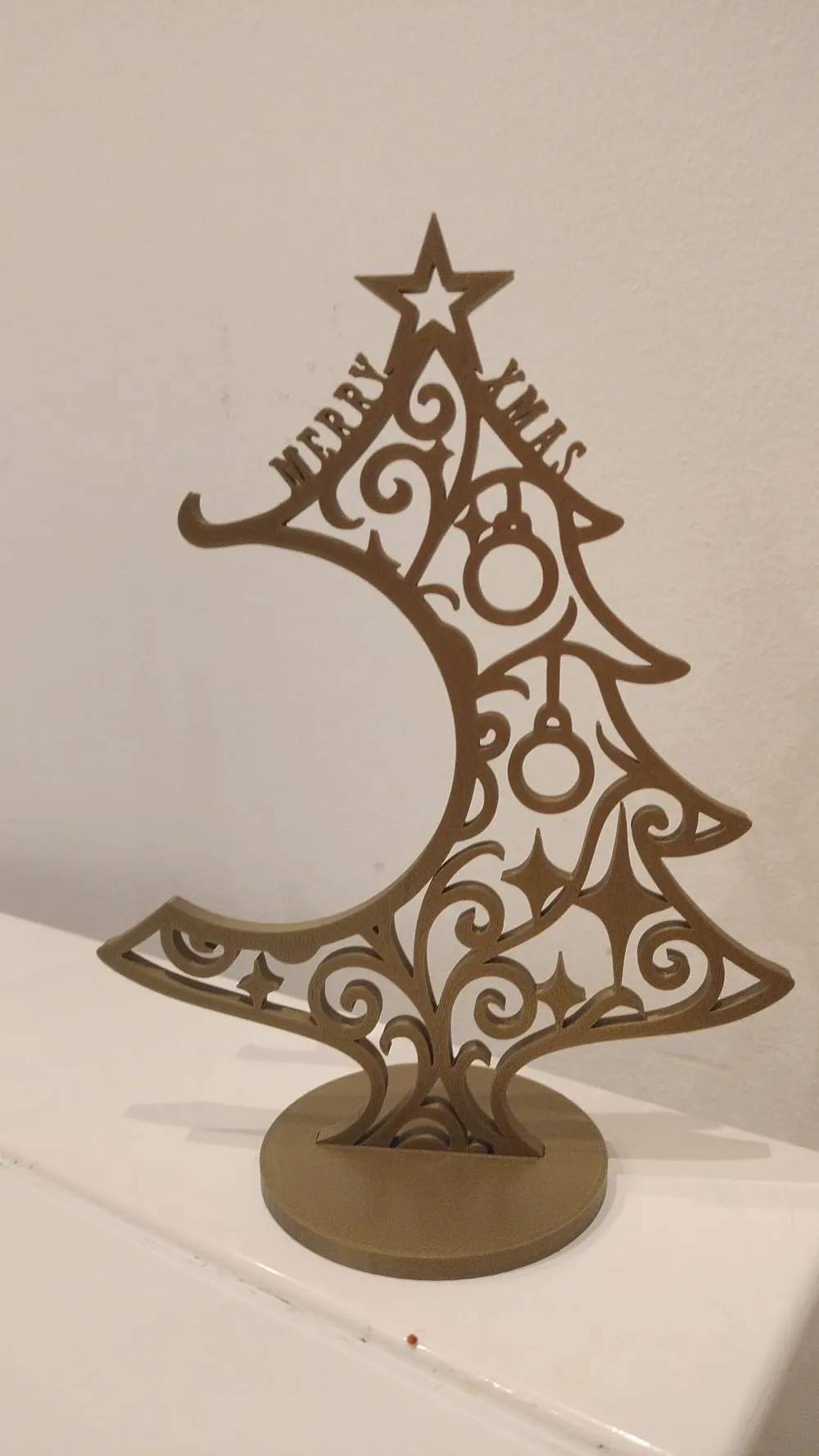 Elegant Christmas Tree Ornament Bauble Display - Free 3D Print Model ...