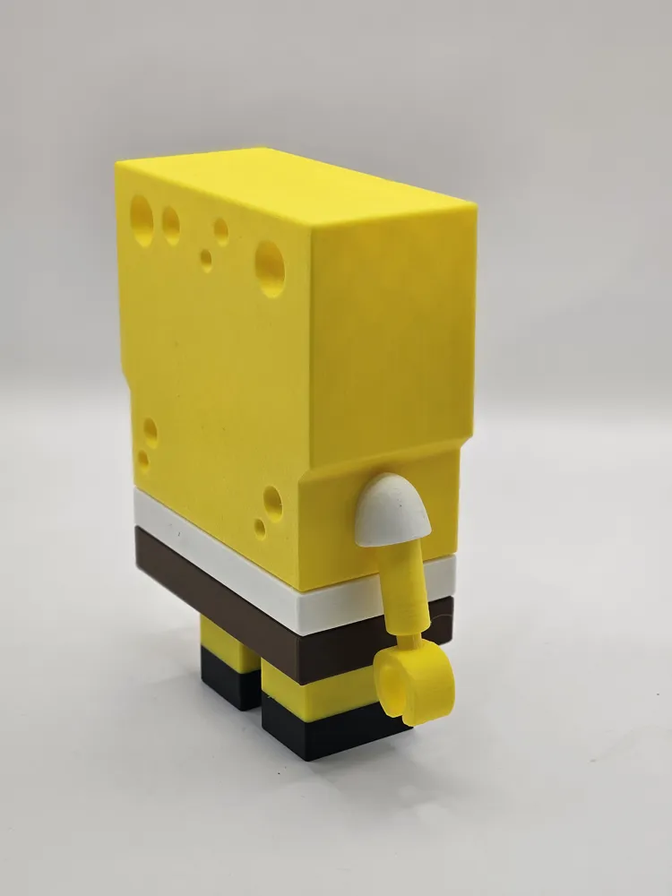 Block Buddy SpongeBob - Free 3D Print Model - MakerWorld
