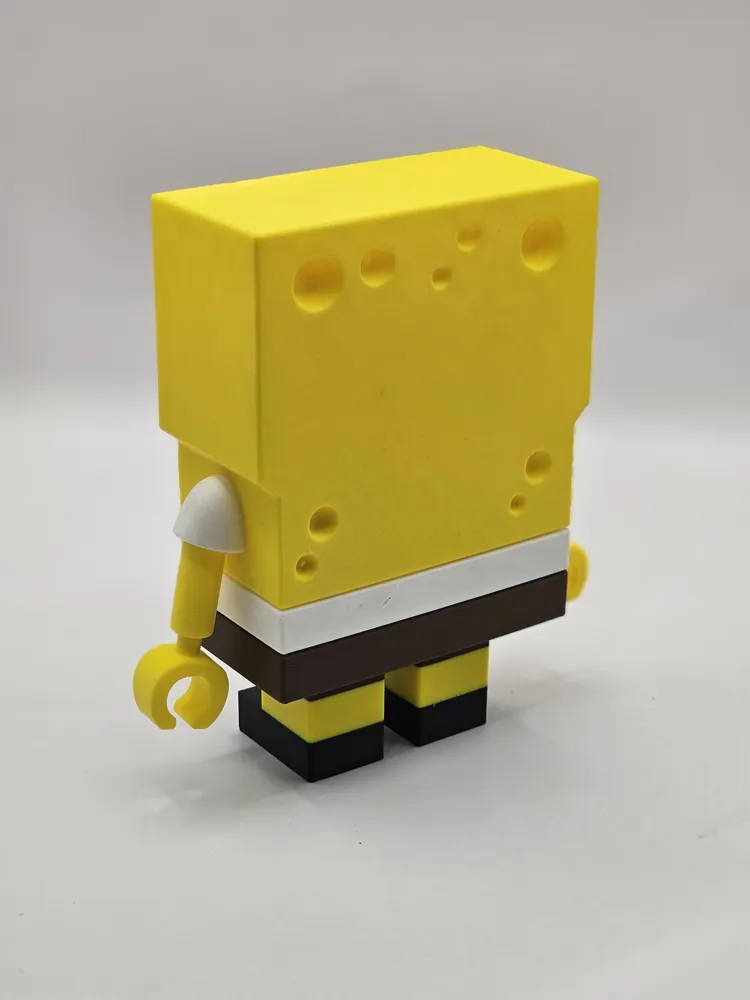 Block Buddy SpongeBob - Free 3D Print Model - MakerWorld