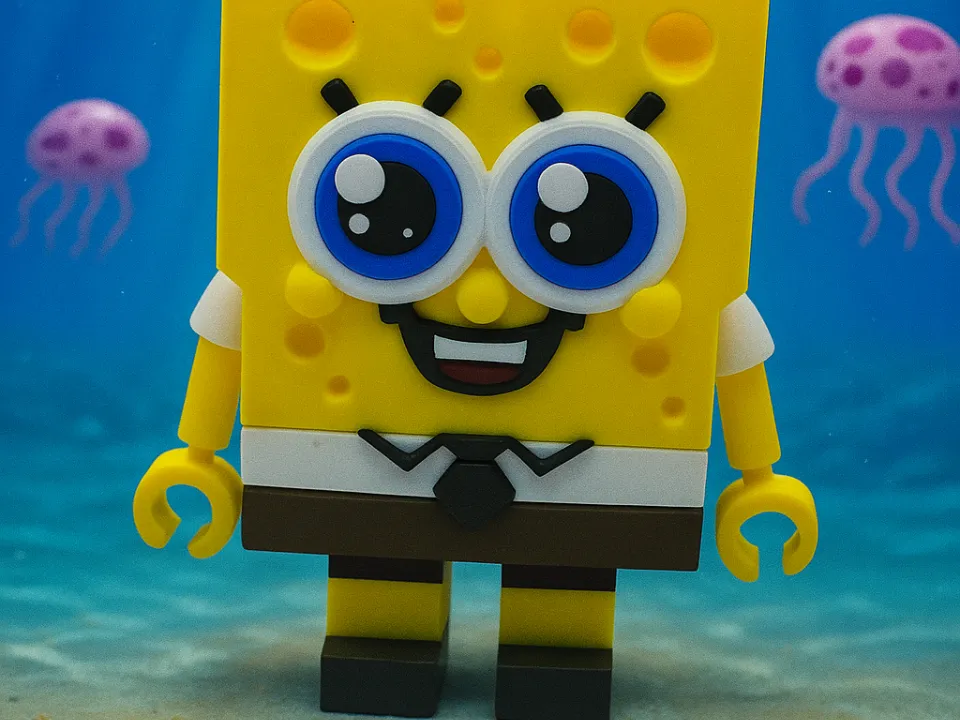 Block Buddy SpongeBob - Free 3D Print Model - MakerWorld