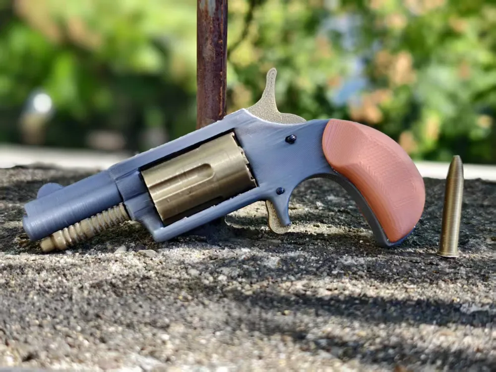 NAA 22MS Super Mini Revolver .22 Magnum by 补补觉去 MakerWorld: Download ...