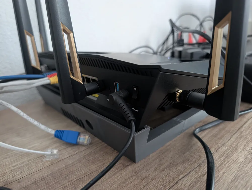 Asus RT-AC88u / RT-AX88u / RT-BE88u cooling stand Remixed by Rockel83 ...