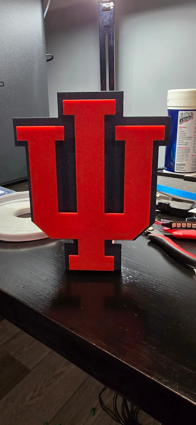 Indiana University Sign by Hotelzero - MakerWorld