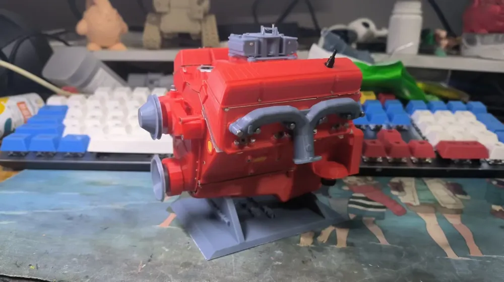 V8 Small Block Engine - Free 3D Print Model - MakerWorld