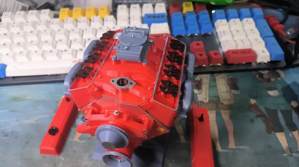 V8 Small Block Engine - Free 3D Print Model - MakerWorld