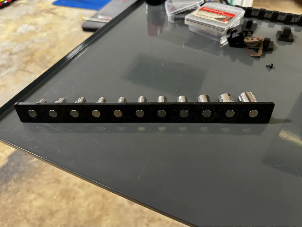 Modular socket organizer with 3 spacers Remixed by Super Tech - MakerWorld