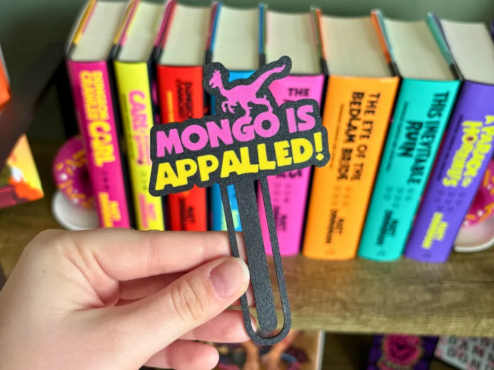 Mongo is Appalled Dungeon Crawler Carl Bookmark - Free 3D Print Model ...