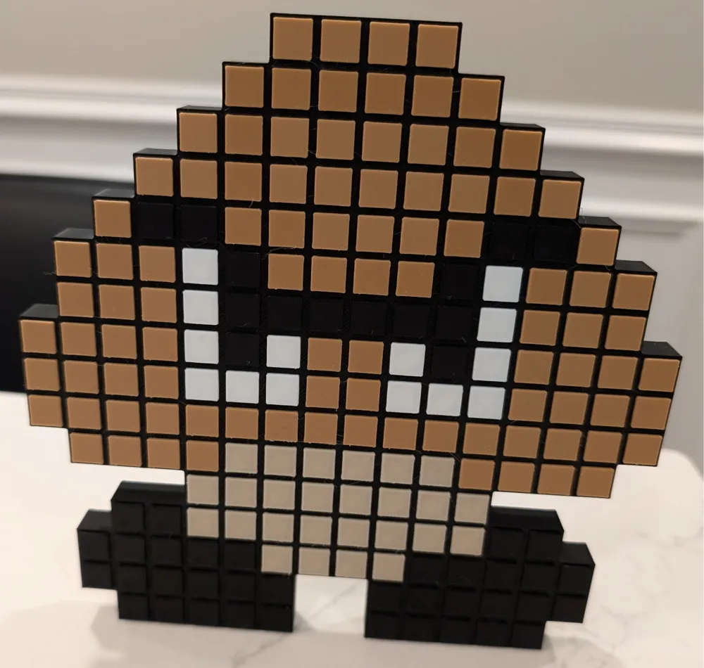 Pixel Art - Mario Goomba by temmu - MakerWorld