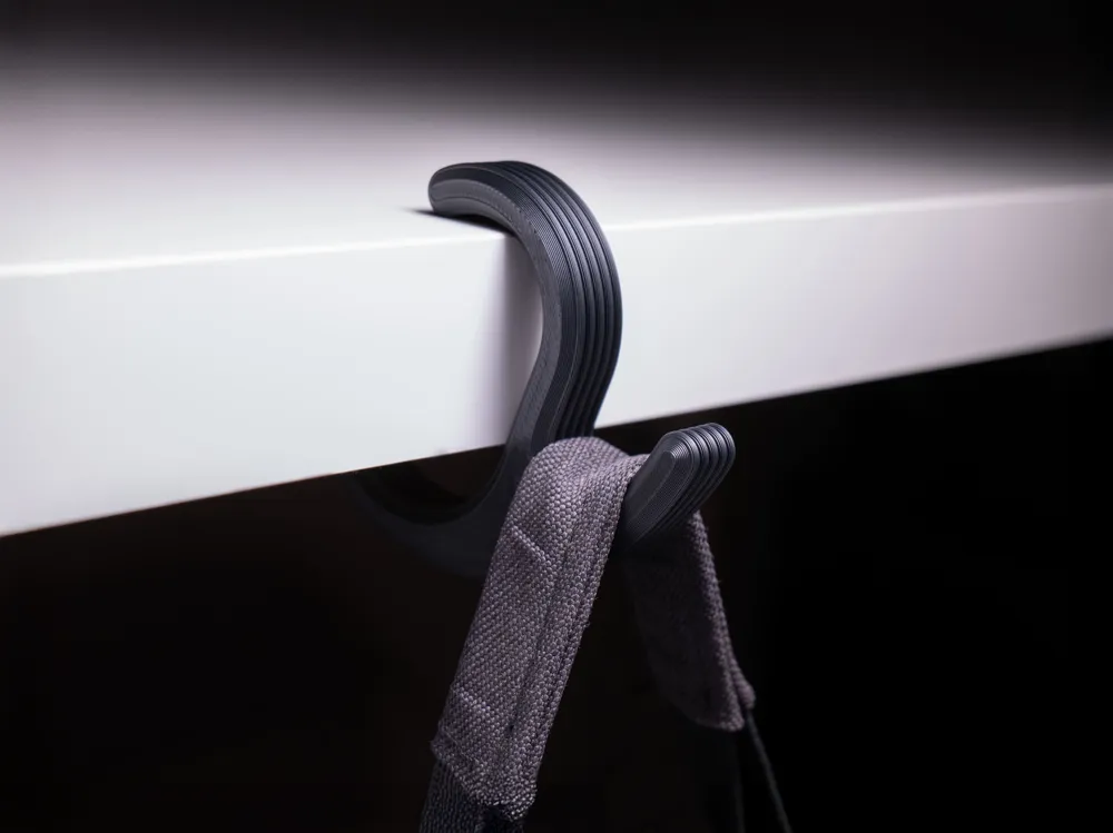 Universal Table Hanger | Bag Hanger | Desk Hook - Free 3D Print Model ...