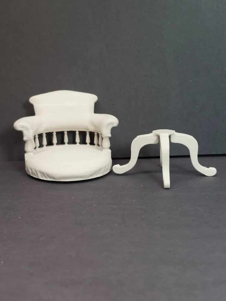 迷你辦公室轉椅 - 免費 3D 列印模型 - MakerWorld