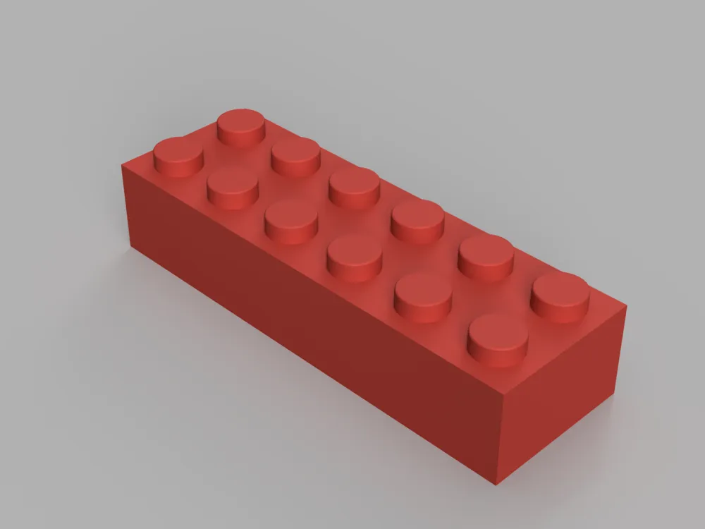 Lego Brick 2x6 V2 by Gimmy3D - MakerWorld