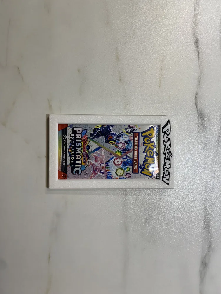 Pokémon English Booster Pack Wall Mount Frame by IRock_Gabriel ...