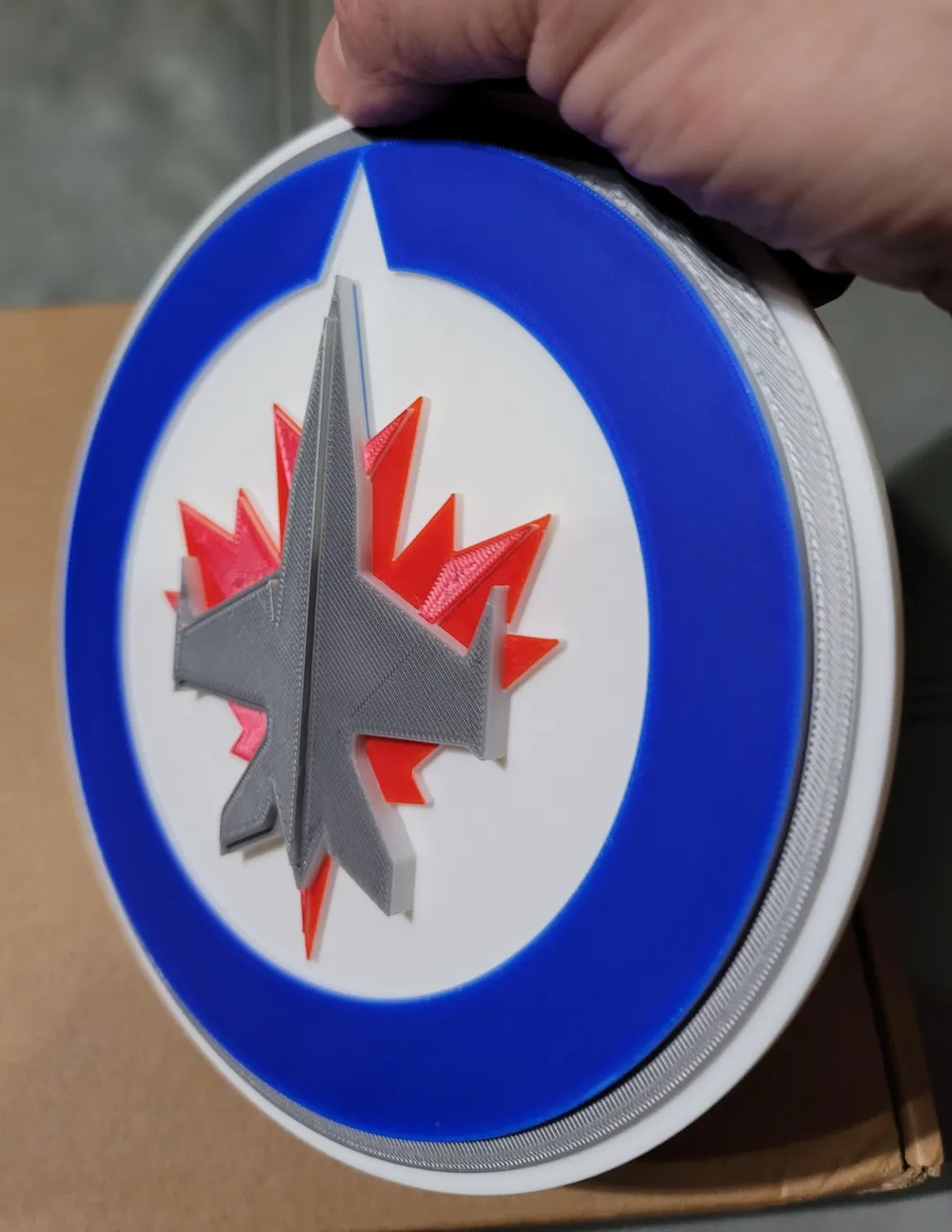 WINNIPEG JETS 3D Logo 180mm series by mercadogarzasMakerWorld: Download ...