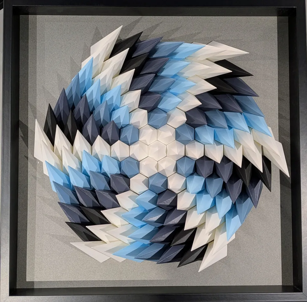 "Vortex" - Parametric Wall Art by 3dprintedartuk MakerWorld: Download ...