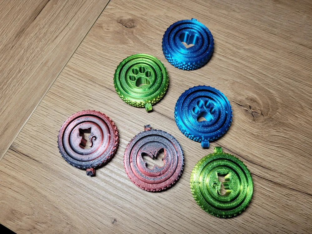 3D Gyroball Spinner – Keychain - Free 3D Print Model - MakerWorld
