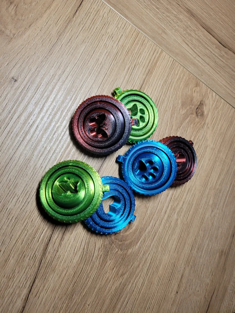 3D Gyroball Spinner – Keychain - Free 3D Print Model - MakerWorld