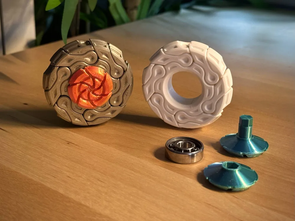 Armored Fidget Spinner X by bradpaiva MakerWorld: Download Free 3D Models