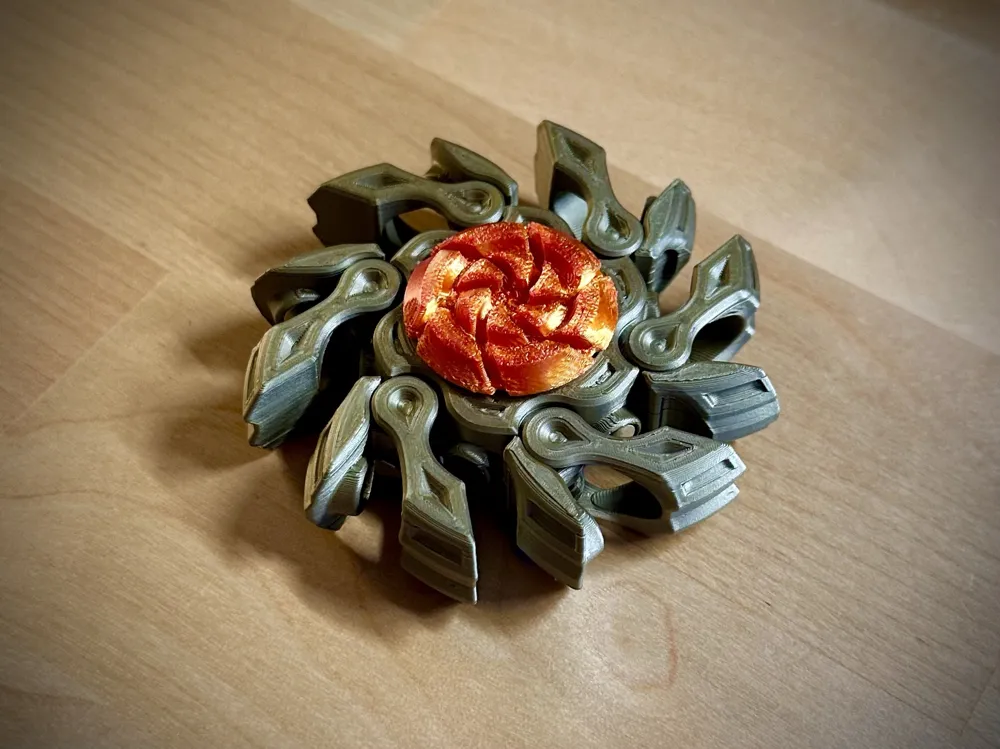 Armored Fidget Spinner X by bradpaiva MakerWorld: Download Free 3D Models