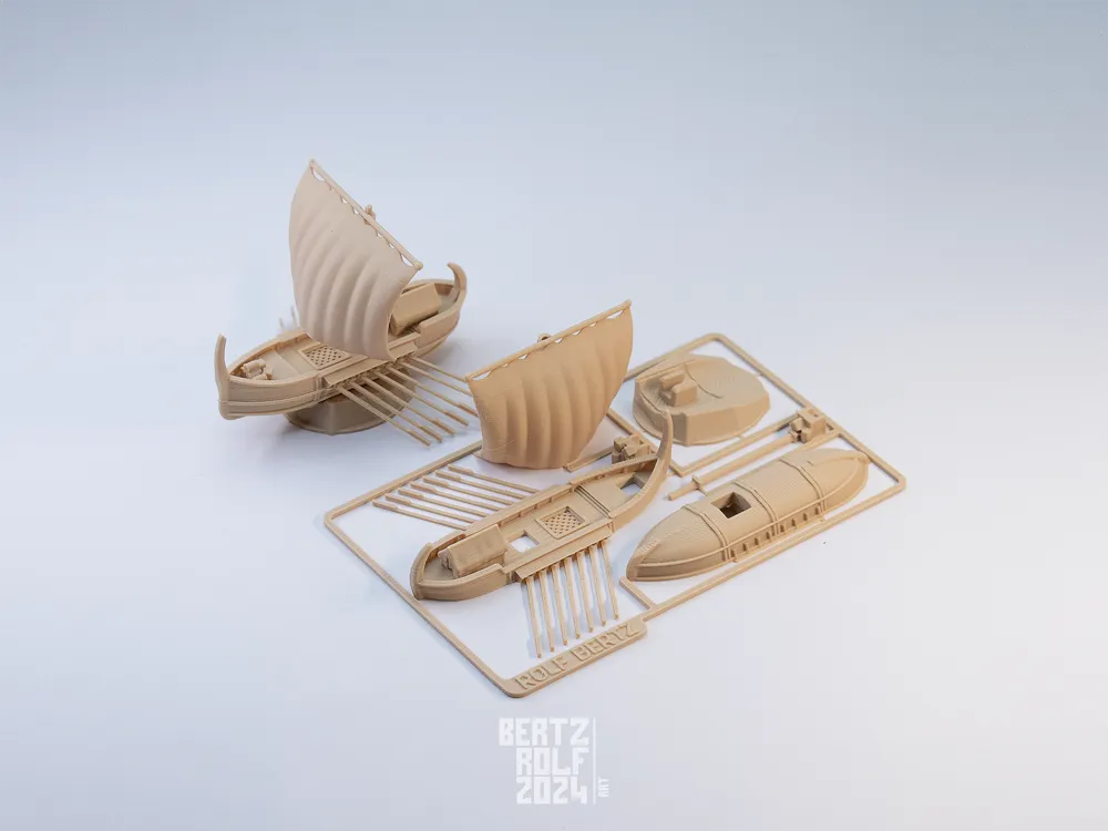 Roman Battleship Kit Card by Rolf Bertz MakerWorld: Download Free 3D Models