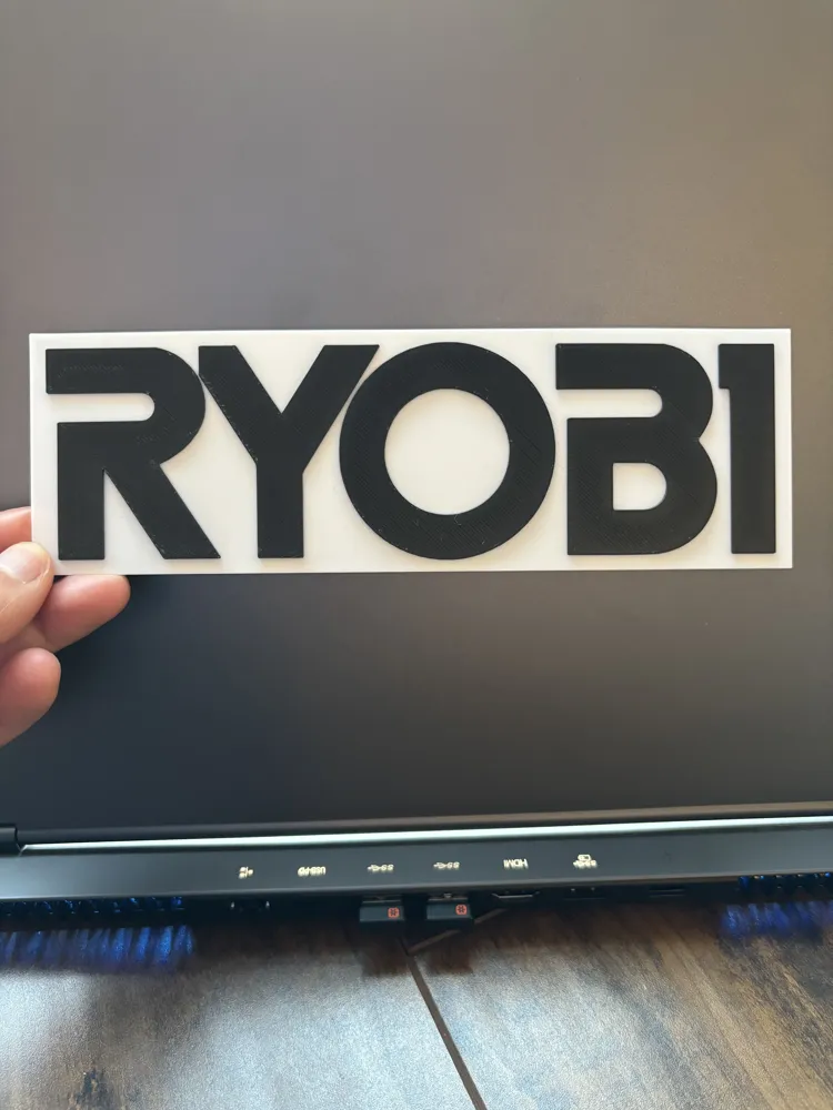 Ryobi Logo by braverino MakerWorld: Download Free 3D Models