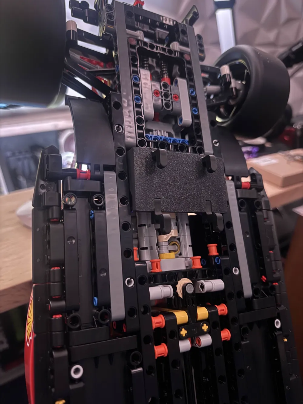 Technic Ferrari SF-24 F1 Car 42207 wall mount by Jimmer MakerWorld ...