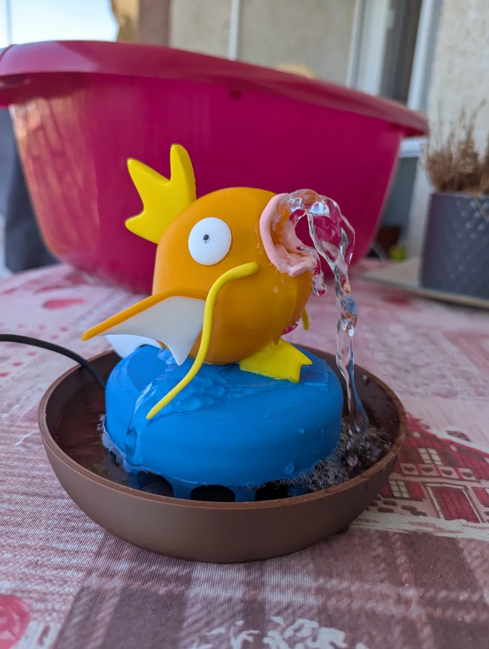 Magikarp water fountain by avaloonunder MakerWorld: Download Free 3D Models