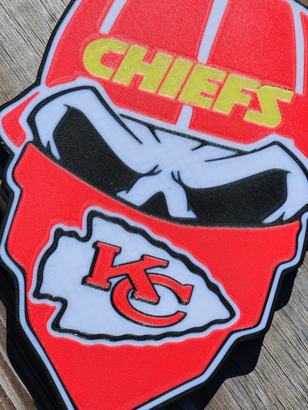 Kansas City Chiefs Skull Medallion by hernm141 MakerWorld: Download ...