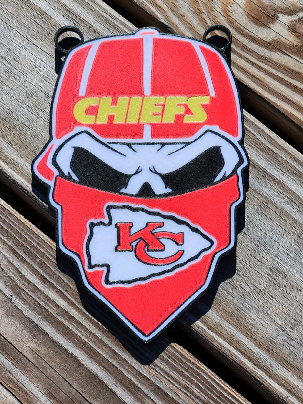 Kansas City Chiefs Skull Medallion by hernm141 MakerWorld: Download ...