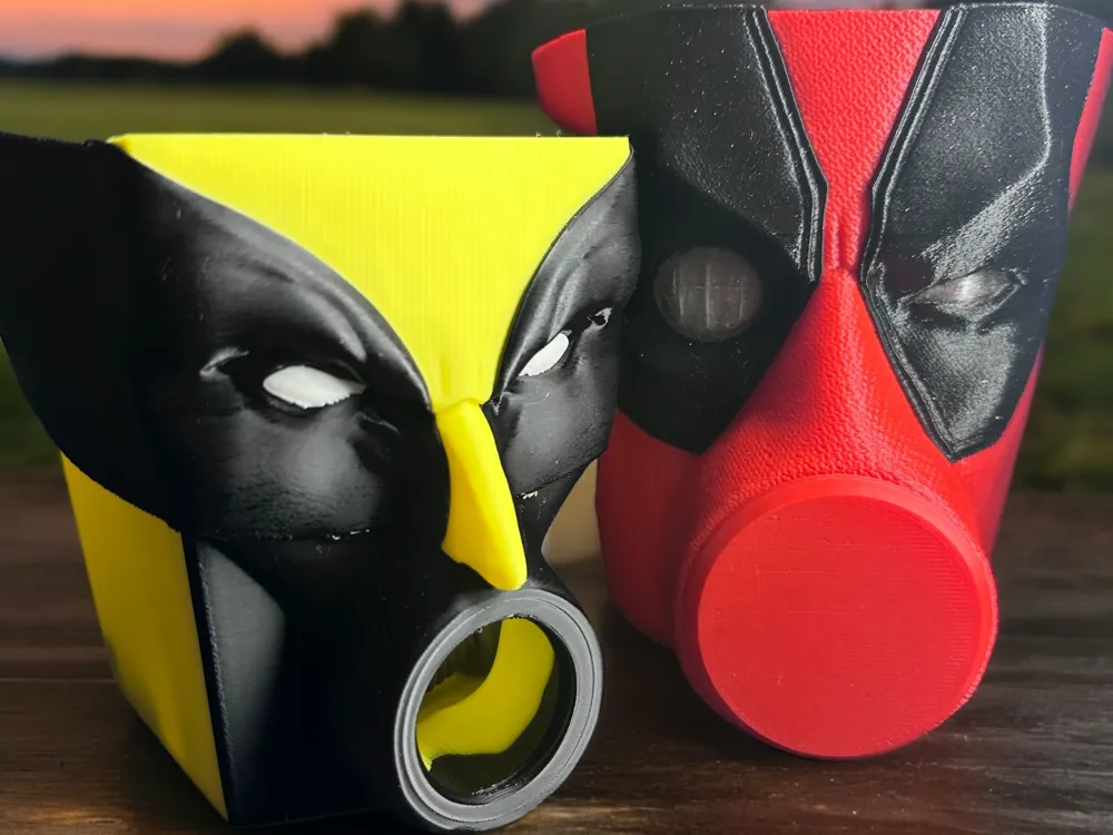 Wolverine Popcorn Meme Bucket from DP Movie by thelightspd - MakerWorld