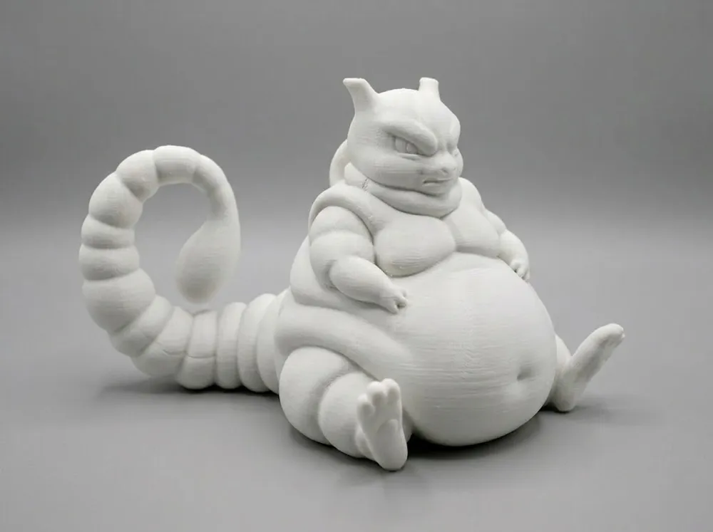 Fat Pokemon- Gotta Eat 'Em All (Mew-Mewtwo) - Free 3D Print Model ...