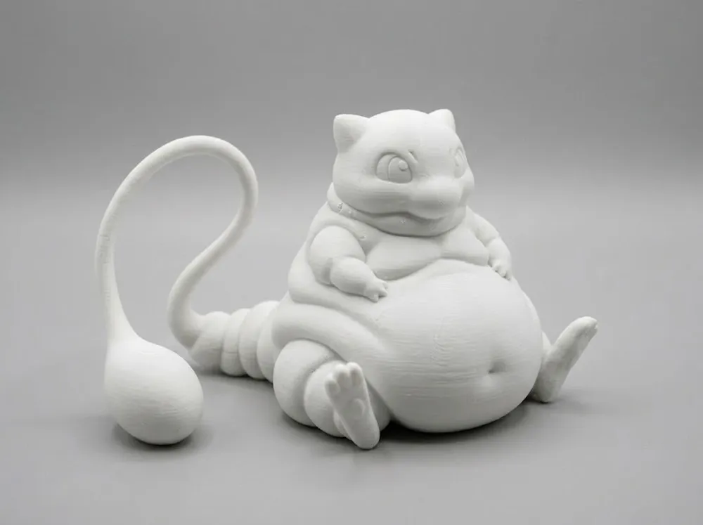 Fat Pokemon- Gotta Eat 'Em All (Mew-Mewtwo) - Free 3D Print Model ...