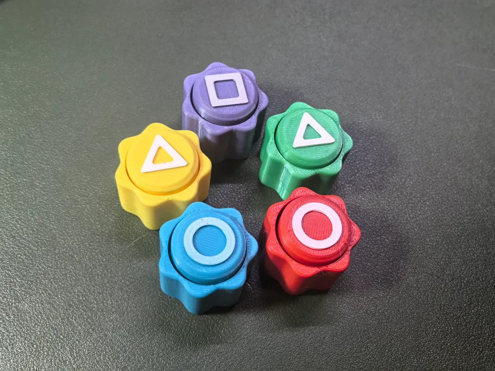 Squid Game Button Fidget Gonggi Game by THISMOOOMENT！ MakerWorld ...