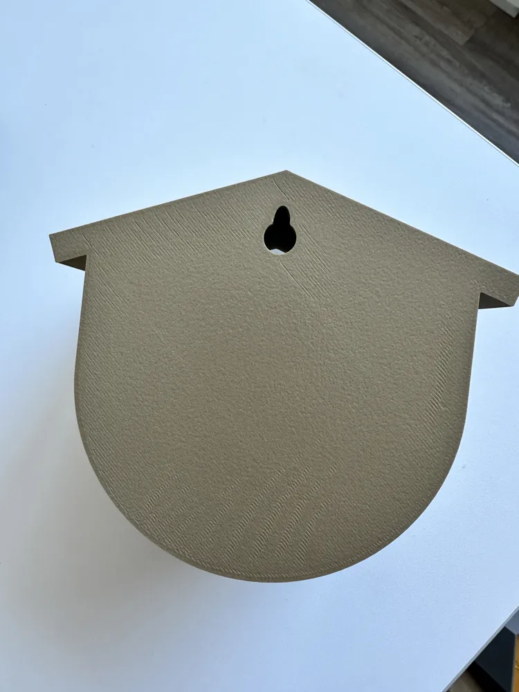 Round Modern Birdhouse w/ Roof & Abstract Design by IamV0ld3m0rt ...