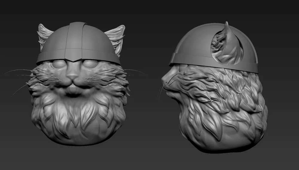 S-Rank Monster no "Behemoth" - CAT HELMET by IvanAviles28 - MakerWorld