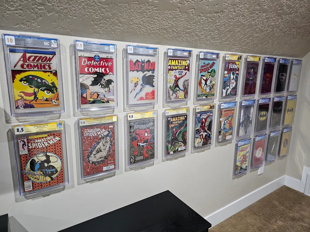 Comic Book Display Wall Mount and Shelf Stand - Free 3D Print Model ...
