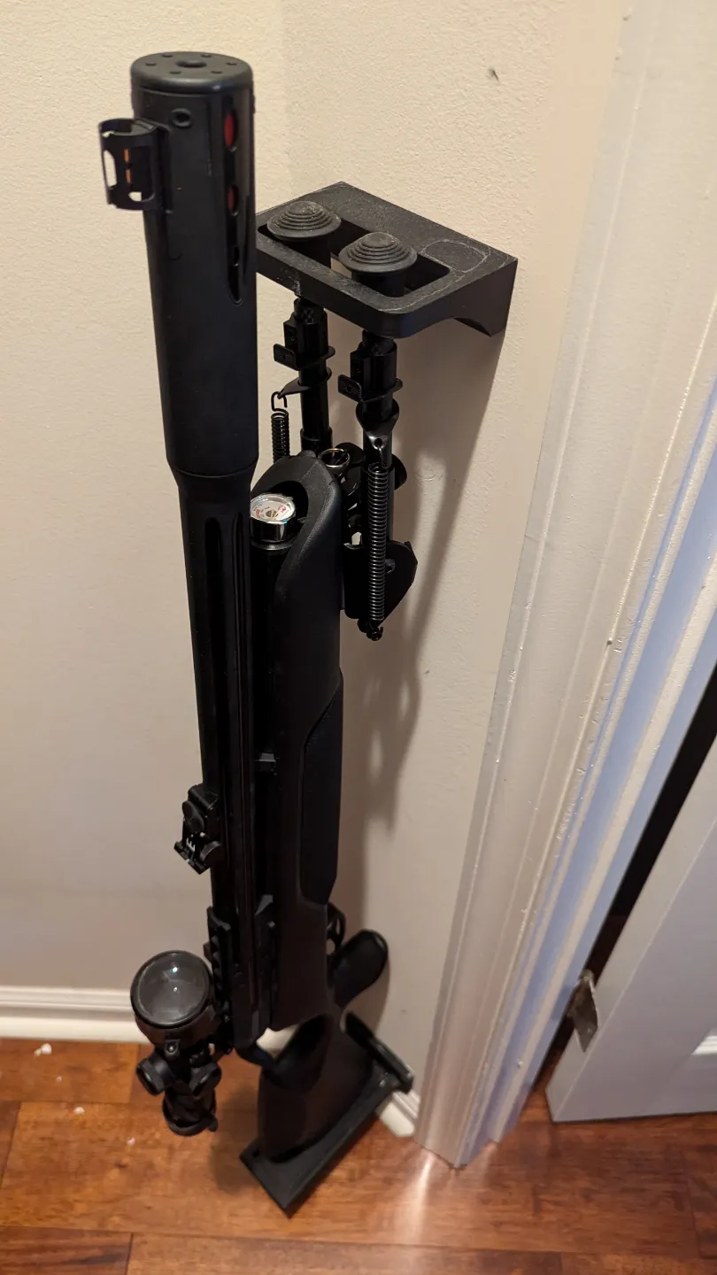 Vertical Rifle Mount by Phantom - MakerWorld