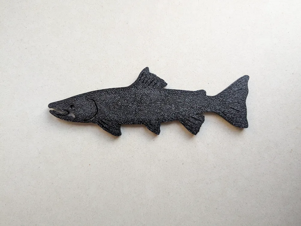 Salmon fish model 2d by Metii MakerWorld: Download Free 3D Models