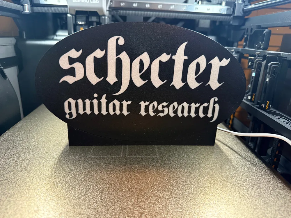 Schecter Guitar Research Caja de luz-AMS - Modelo de impresión 3D ...