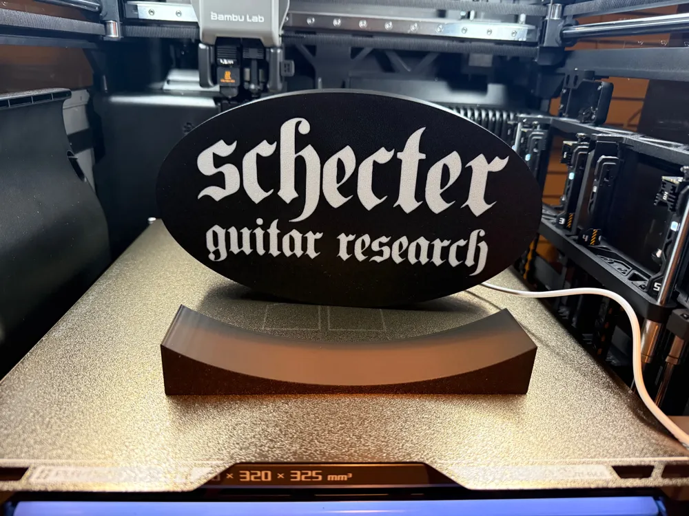 Schecter Guitar Research Caja de luz-AMS - Modelo de impresión 3D ...