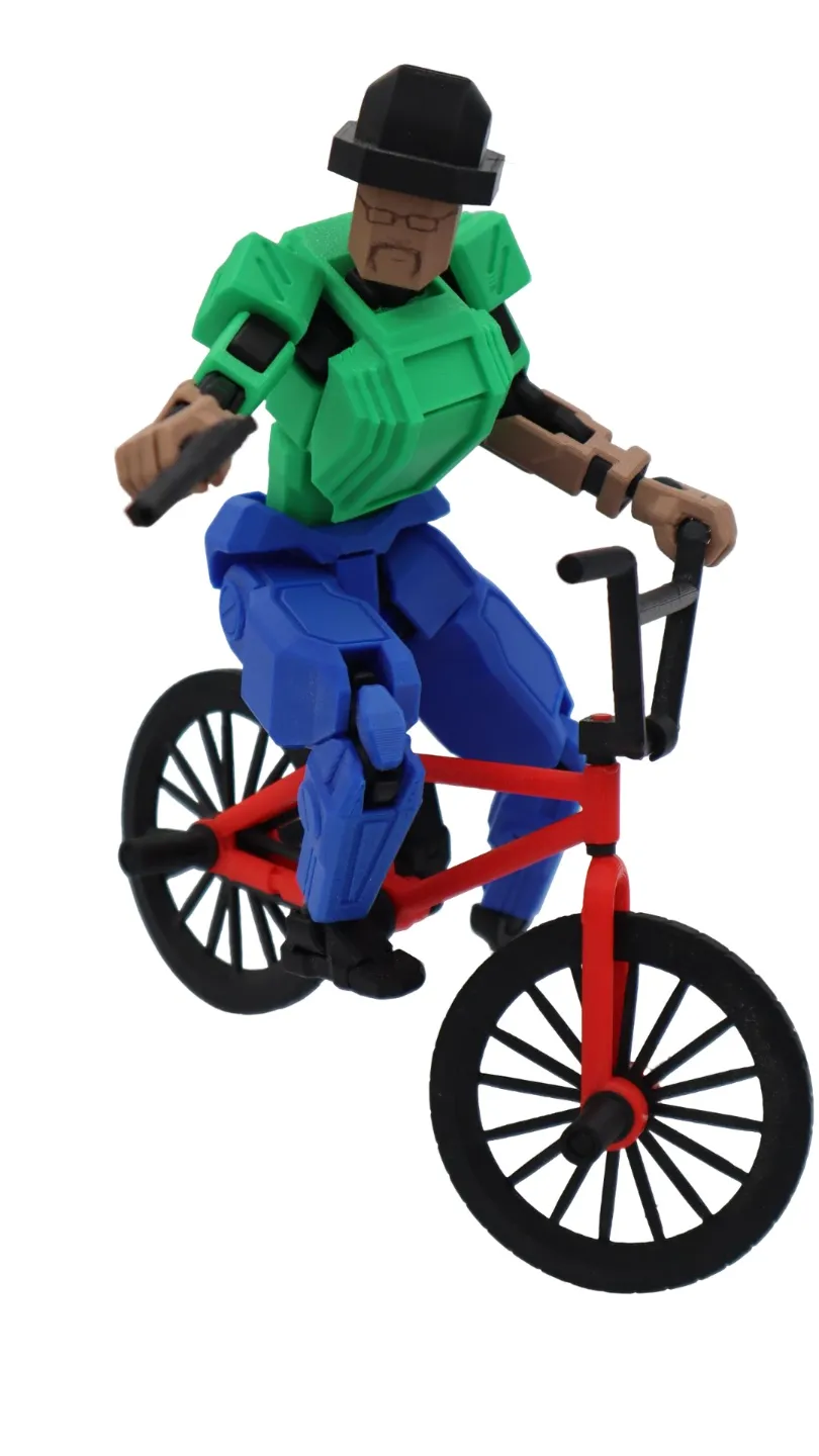 Dummy 13 finger BMX bike by PunchingCacti MakerWorld: Download Free 3D Models