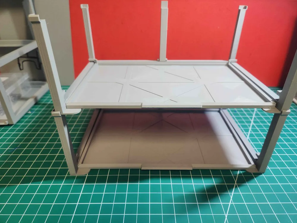 stackable shelf by Maker space 3d printer - MakerWorld