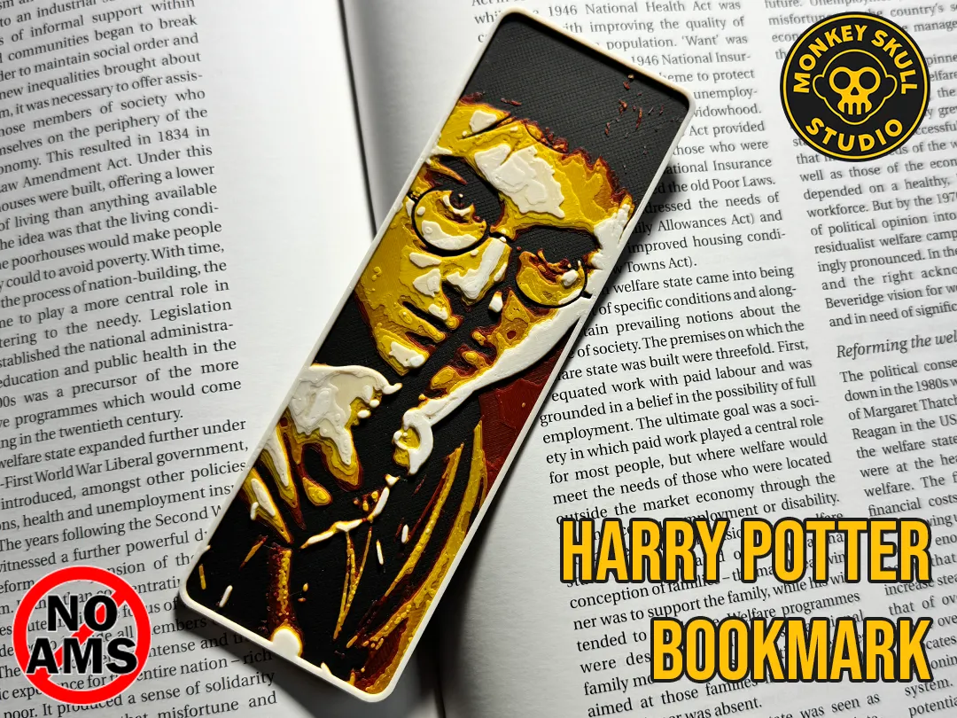 Marque-page Portrait Harry Potter - Modèle d'Impression 3D Gratuit ...