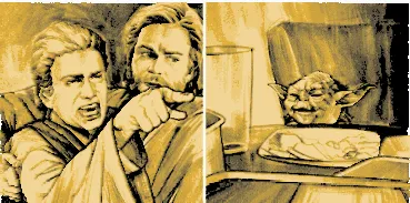 Anakin yelling at Yoda Hueforge by IcyFlame - MakerWorld