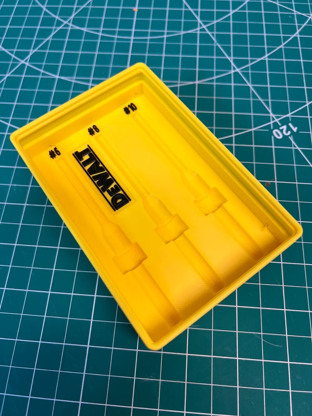 Gridfinity 3-Piece Countersink Drill Bit Holder for Dewalt DW2535 by ...