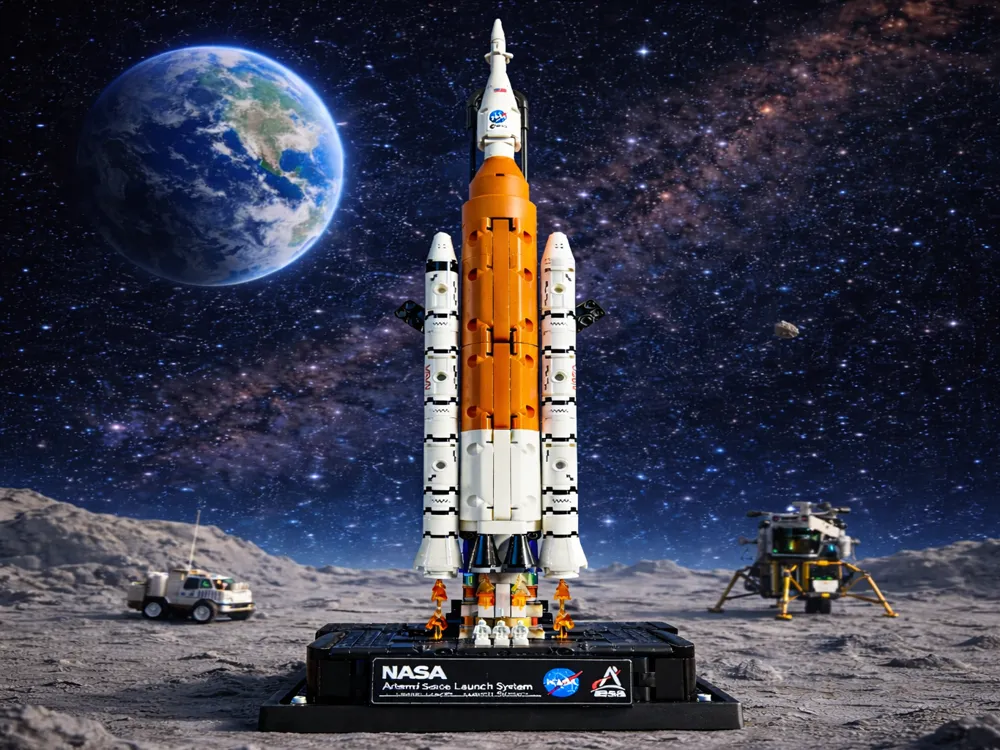 Wall mount SLS Artemis L_EGO Set 42221 Brick - Free 3D Print Model ...