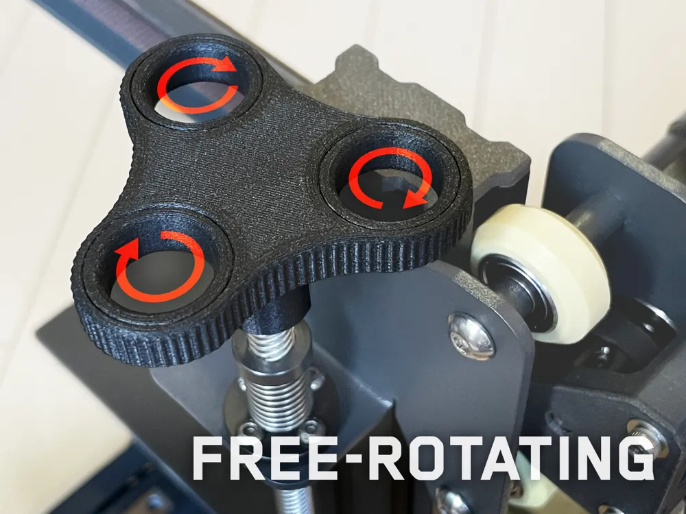 Quick Spin Knob for Lead Screw by TrocheHole - MakerWorld